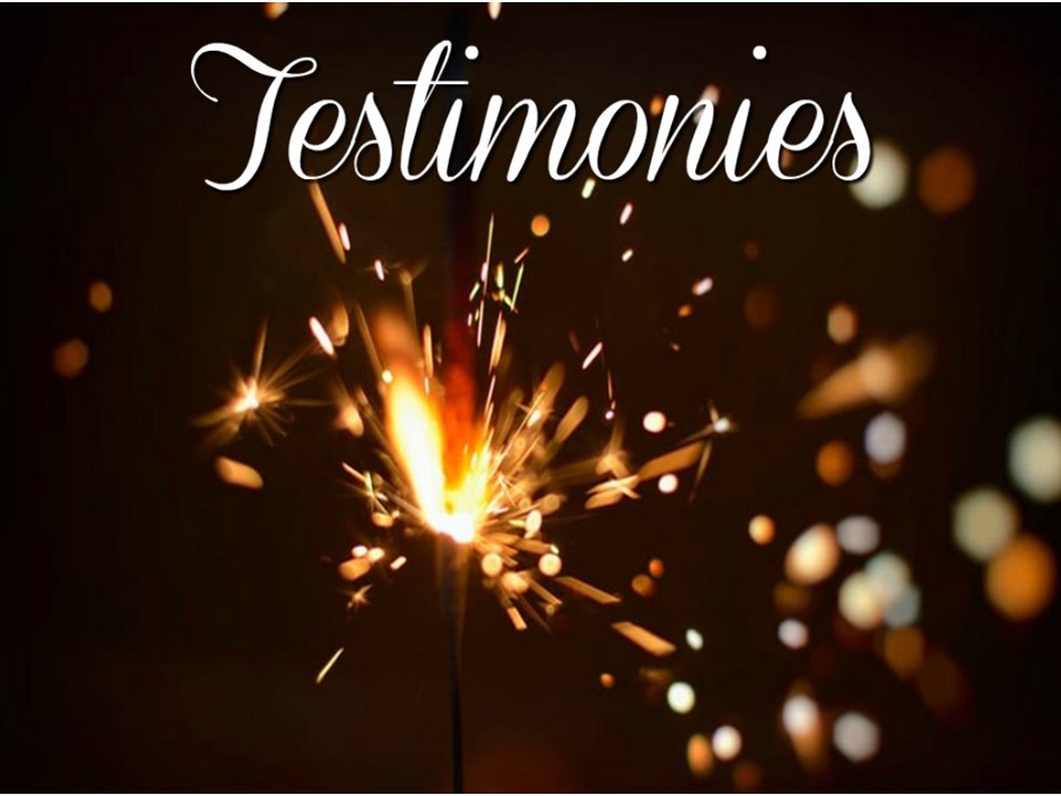 Testimonies – Synergy of the Ages – NW